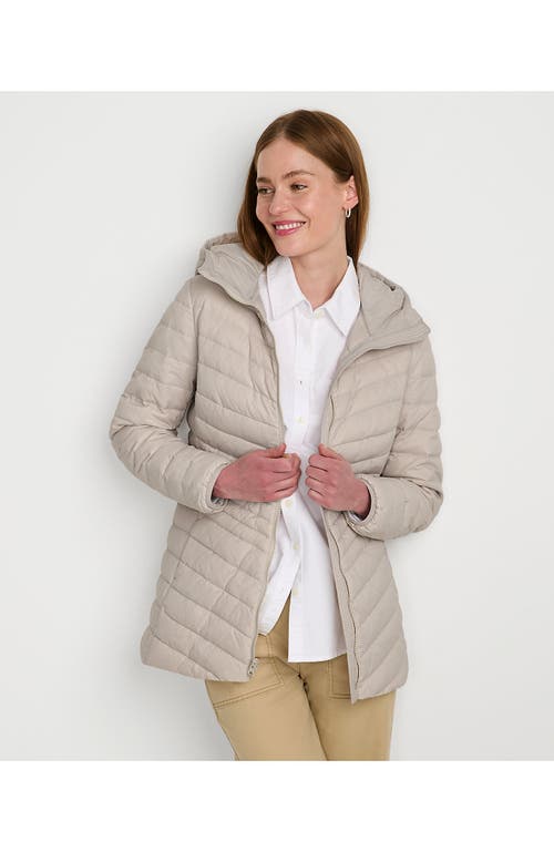 LANDS' END Wanderweight Packable Down Long Jacket